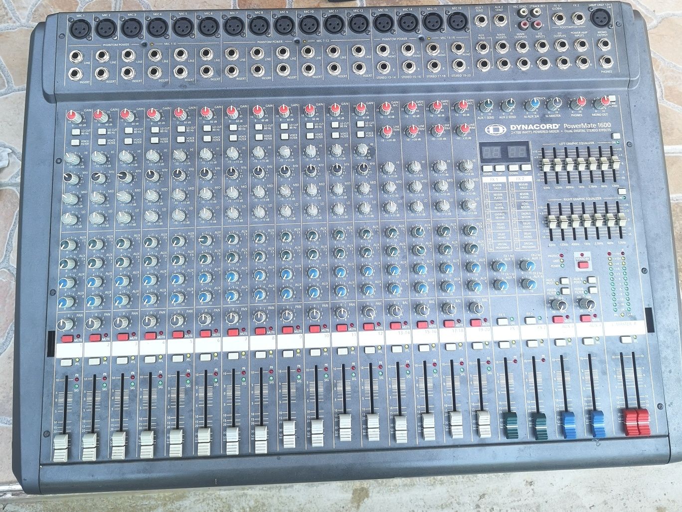Dynacord Power Mate 1600-2 Pult Mixer Динакорд Пулт гр. Шумен Боян ...
