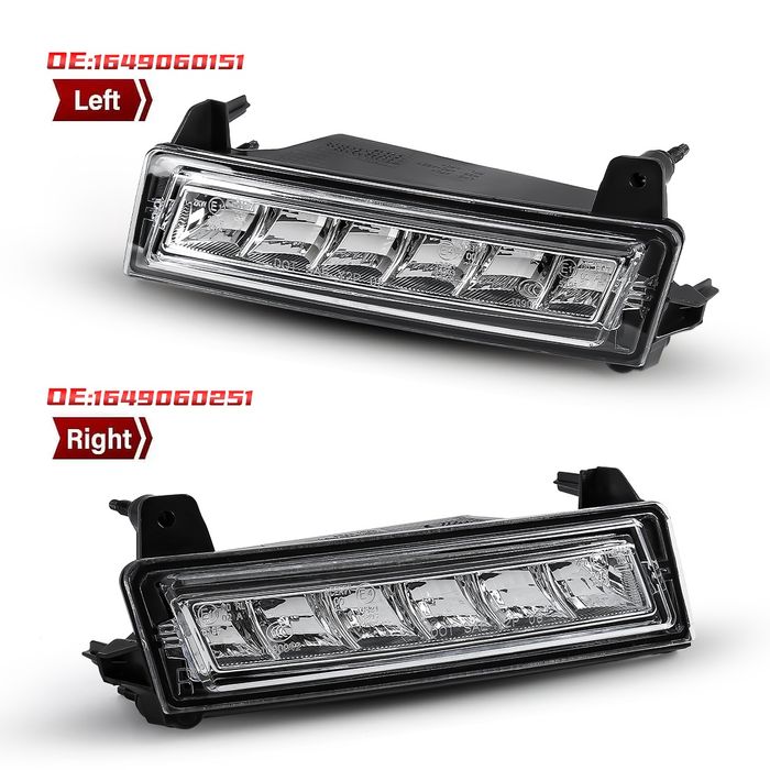 Дневни Светлини LED DRL за Mercedes ML, GL, GLK W164, X164, X204 гр ...