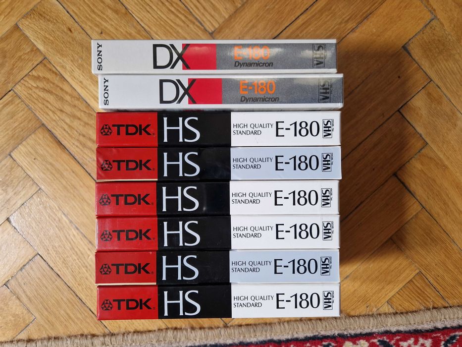 Casete video VHS 180 minute, sigilate Bucuresti Sectorul 1 • OLX.ro