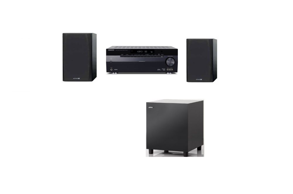 Sistem audio HIFI 2.1 statie reciver kenwood boxe Subwoofer Jamo Iasi ...