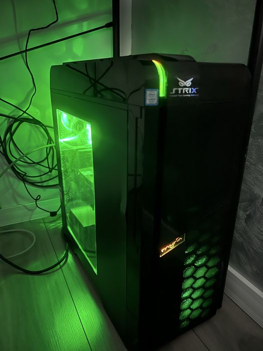 Unitate si monitor full hd , i5 7400, 1050ti, 16gb ram , 1 tb hdd ...