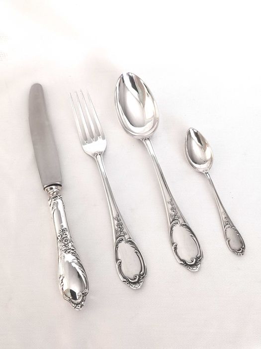 Tacamuri din argint masiv 800 rococo Craiova • OLX.ro