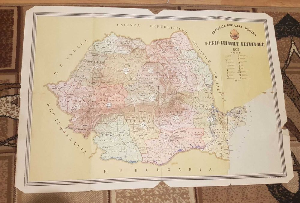 Harti vechi (Germane, RPR RSR) Ramnicu Valcea • OLX.ro