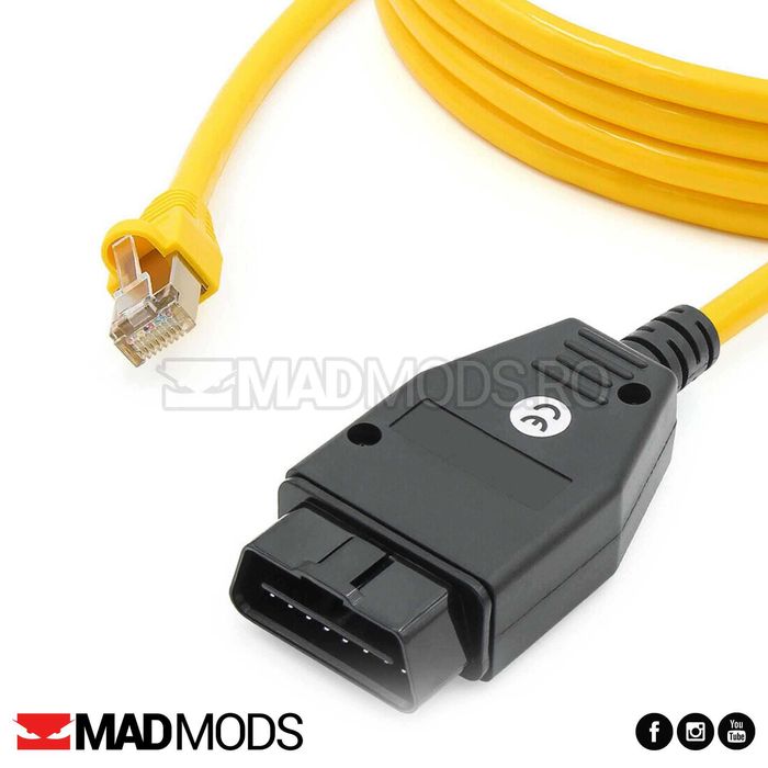 Cablu Diagnoza ENET OBD 2, BMW seriile Fxx, Gxx, I, Mini 2008-2023 Iasi ...