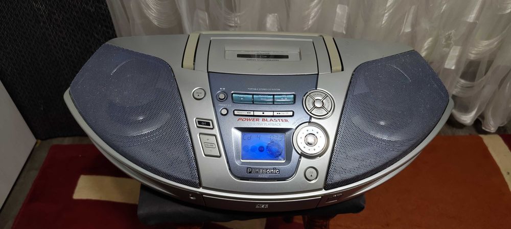 Aparat Radio Boombox Panasonic RX-ES27 Radio Casetofon CD Player ...