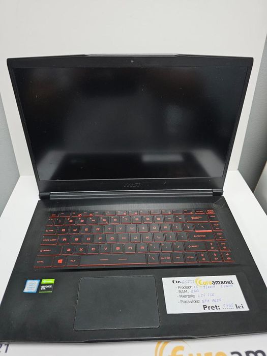 Laptop MSI MS-16R3,i5-9300H,GTX 1650(4GB), SSD 256GB,8GB -P- Oradea ...