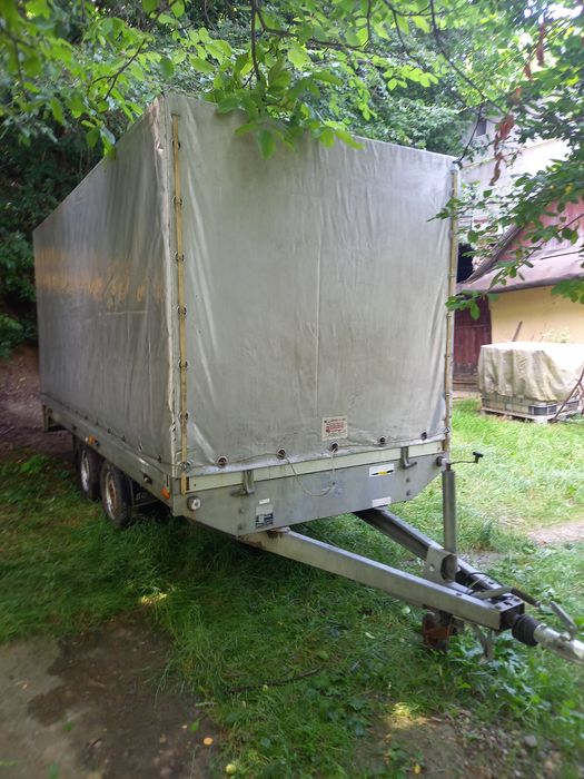 Remorca 2 axe bună înmatriculată 5.6m ×2m Suceava • OLX.ro