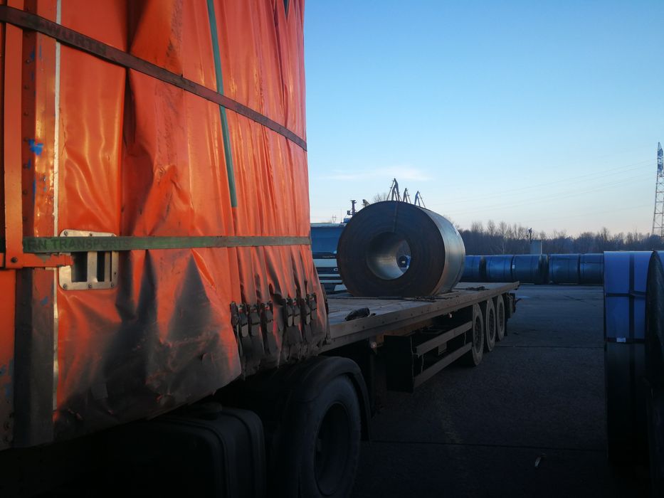 DAF xf 520cp Semiremorca cereale 2012/55mc,Schmitz open box coil Galati ...