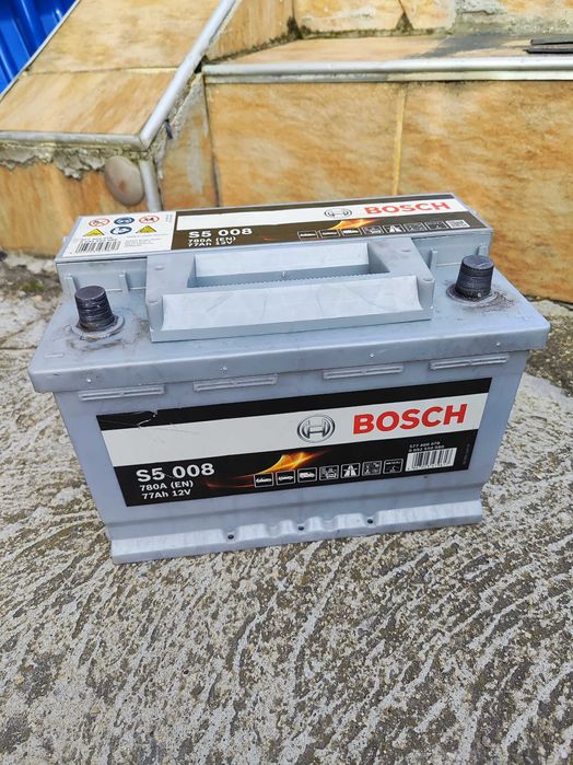 Акумулатор BOSCH S5 008 77Ah 780A R+ гр. Перник Център • OLX.bg