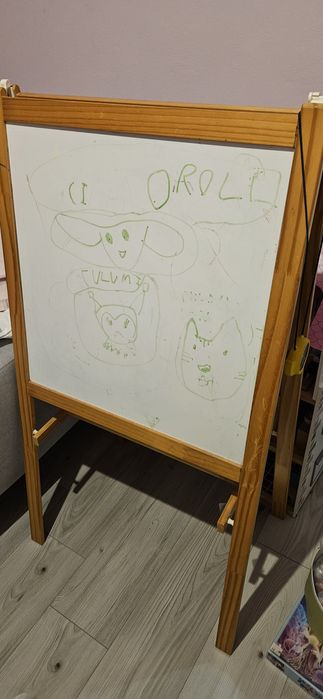 Sevalet/ tabla de scris IKEA+accesorii noi Balata • OLX.ro