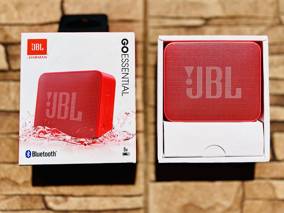 Boxa portabila JBL GO ESSENTIAL 2 - Bluetooth - Rosu - 5H Autonomie ...
