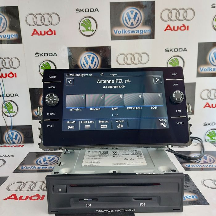 Navigatie Originala MIB 2 DISCOVER media vw passat b8 golf 7 tiguan ...