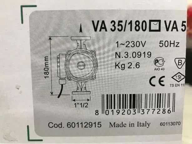Pompa recirculare DAB centrala termica lemne VA 55 180 si 35 180 Horodnic de Sus • OLX.ro