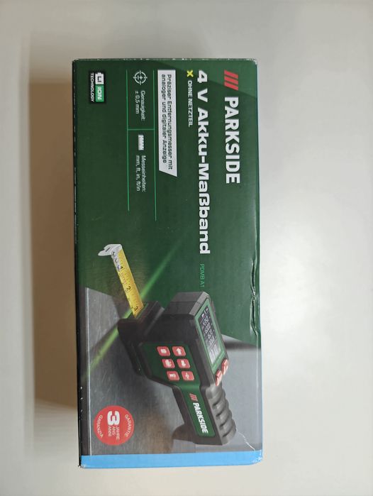 Ruleta digitala profesionala cu laser masurare PARKSIDE automata acu ...