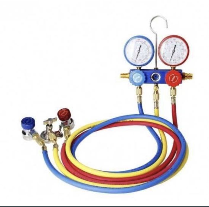 Комплект за диагностика климатици R12, R22, R134A, R410A, R404A. гр ...