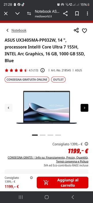 Asus Zenbook 14 Inch Unirea • OLX.ro