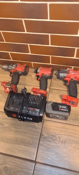 Filetanta milwaukee bit impact incarcator wurth m cube acumulator 5 ah ...