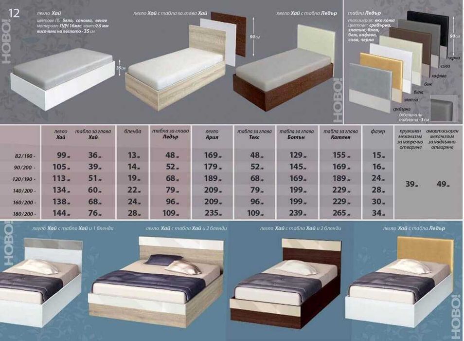 Спалня Хай 140/200 с табла и Матрак 140/200 - 15%Промоция до 31.01.25 гр. София Младост 1 • OLX.bg