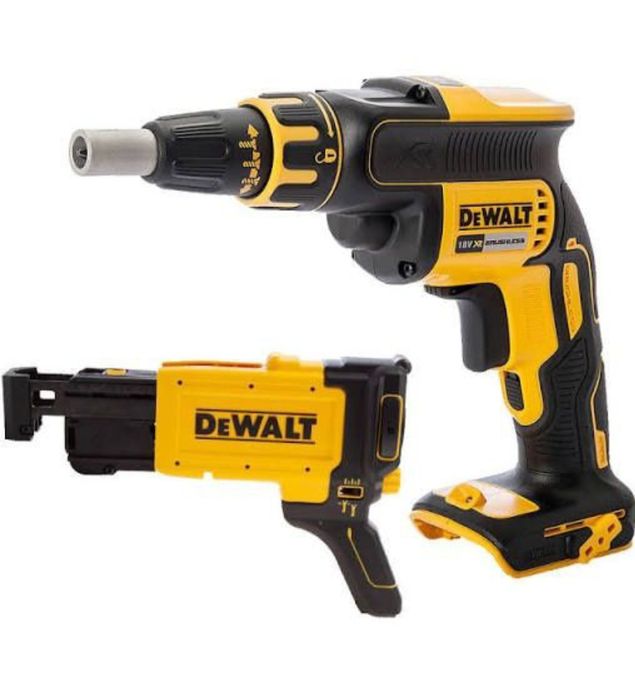 Винтоверт за гипсокартон Dewalt DCF620 с приставка DCF6201 гр. Пловдив ...
