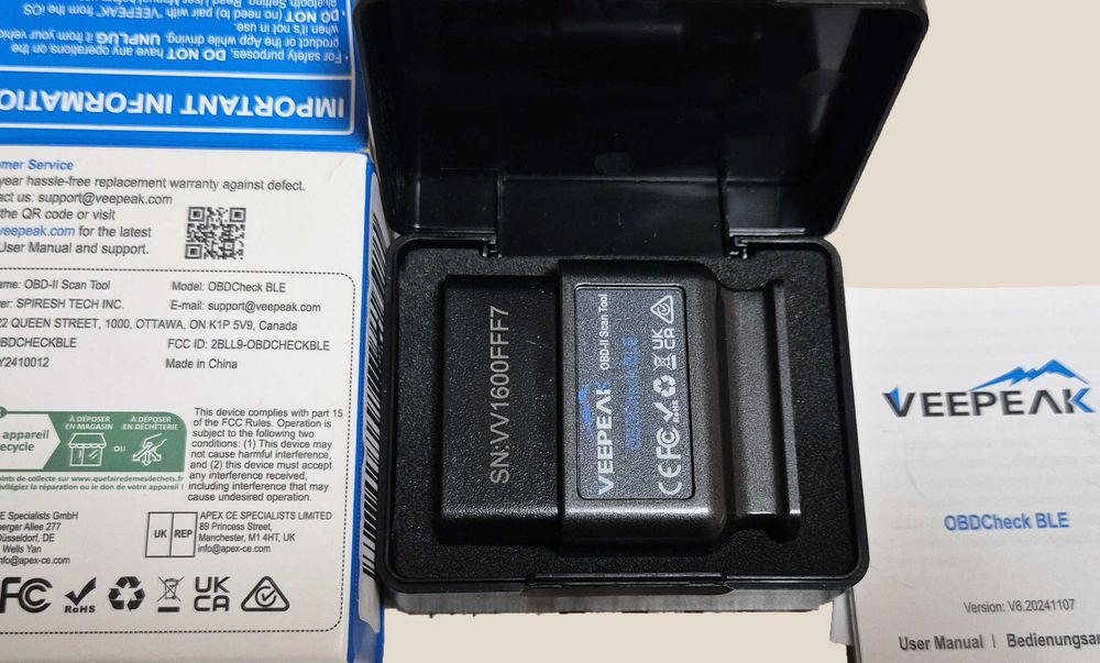 Veepeak OBDCheck Bluetooth OBD II EOBD скенер гр. Димитровград • OLX.bg