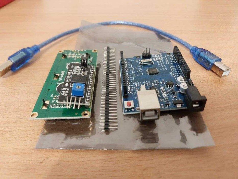 Arduino UNO R3 + cablu USB + LCD 1602 I2C verde Craiova • OLX.ro