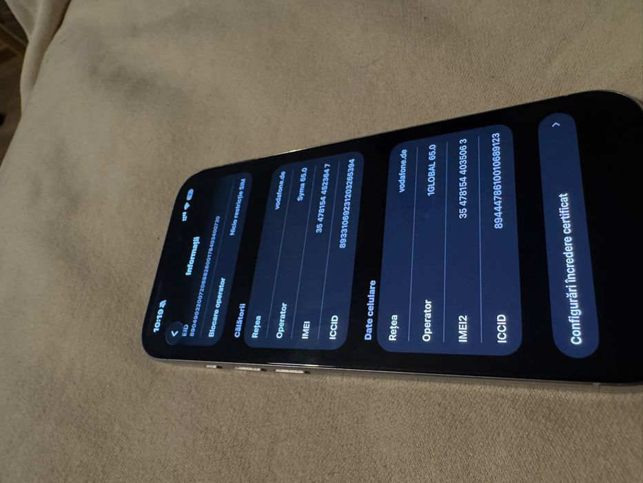 IPhone 15 Pro White 128GB 90% Battery Health Falciu • OLX.ro