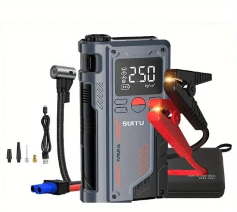 Starter auto portabil cu compresor 3in 1 SUITU Tomesti • OLX.ro