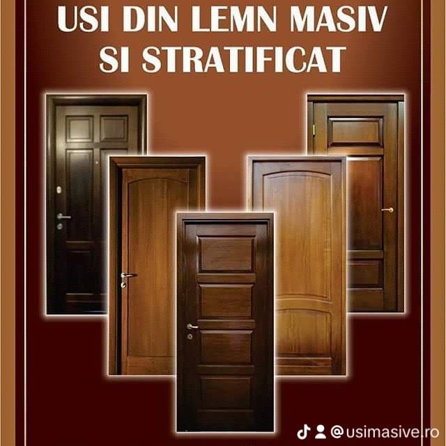 Usi din lemn masiv pentru interior, din tei, frasin , stejar Rubla • OLX.ro