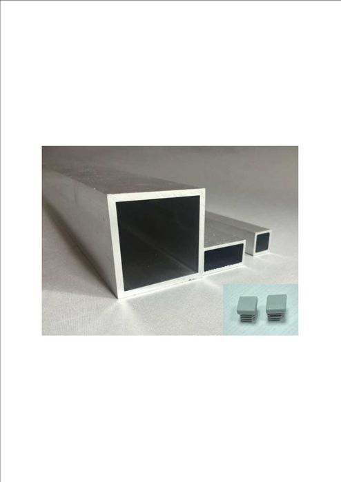 Teava patrata / rectangulara aluminiu. Bara de 3 metri. Braila • OLX.ro