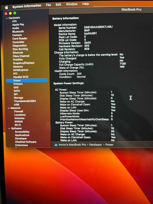 MacBook Pro 16 2019 I9-9980HK 32GB RX 5300M: 420 у.е. - Ноутбуки Ташкент на Olx