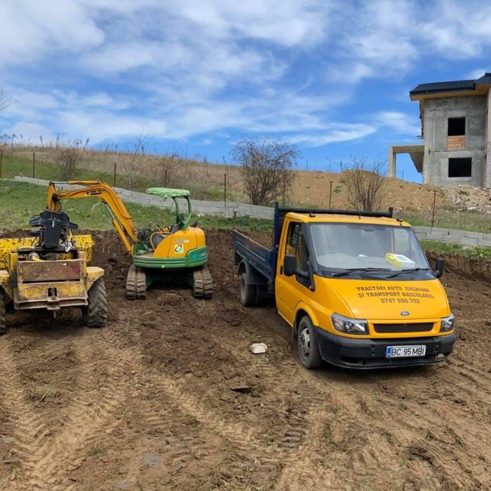 Demolari , debarasari , lucrari cu excavator , balastru , sort , nisip ...