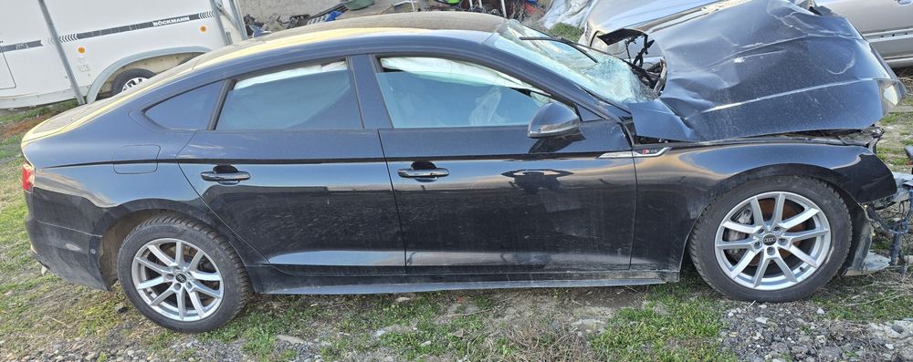 Audi A5 S Line Negru 2,0tdi Quattro 2020 Avariat Lovit Buzau • OLX.ro
