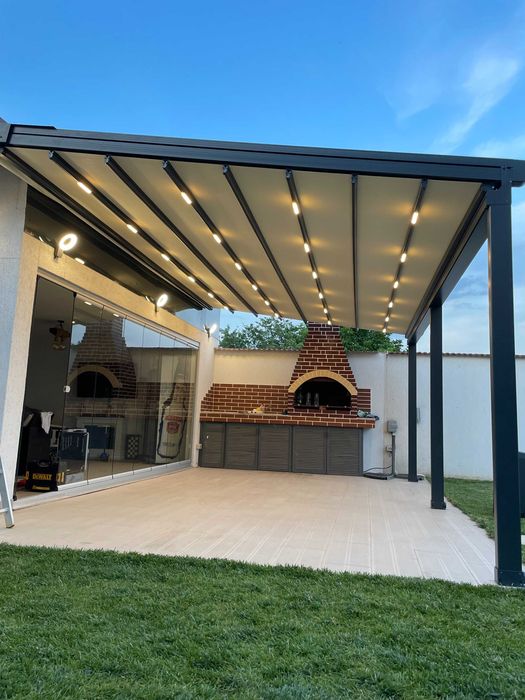 Pergolă terasă retractabilă, marciza, pergole, la preţ de producător ...