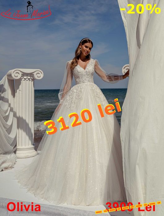 Rochie de mireasa noua Ramnicu Valcea • OLX.ro