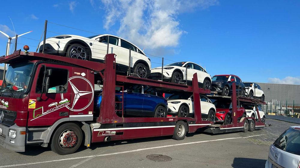 Transport auto platforma Belgia, Germania Franta Olanda Austria Italia ...