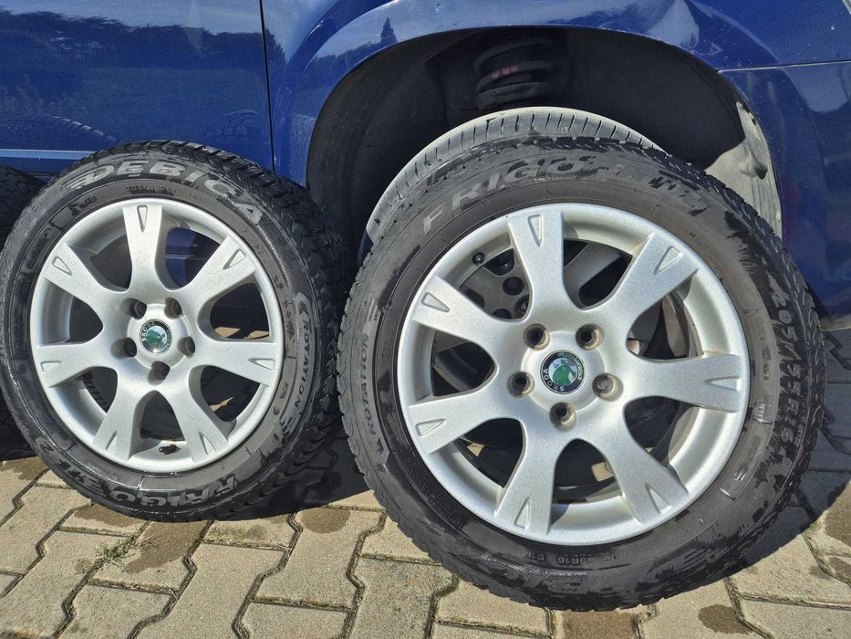 Roti Jante 16" + Cauciucuri Iarnă Debica Frigo, VW, Audi, Skoda, Seat ...