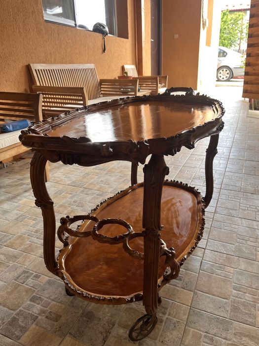 Masa cafea lemn masiv, lucrată manual. Bogonos • OLX.ro