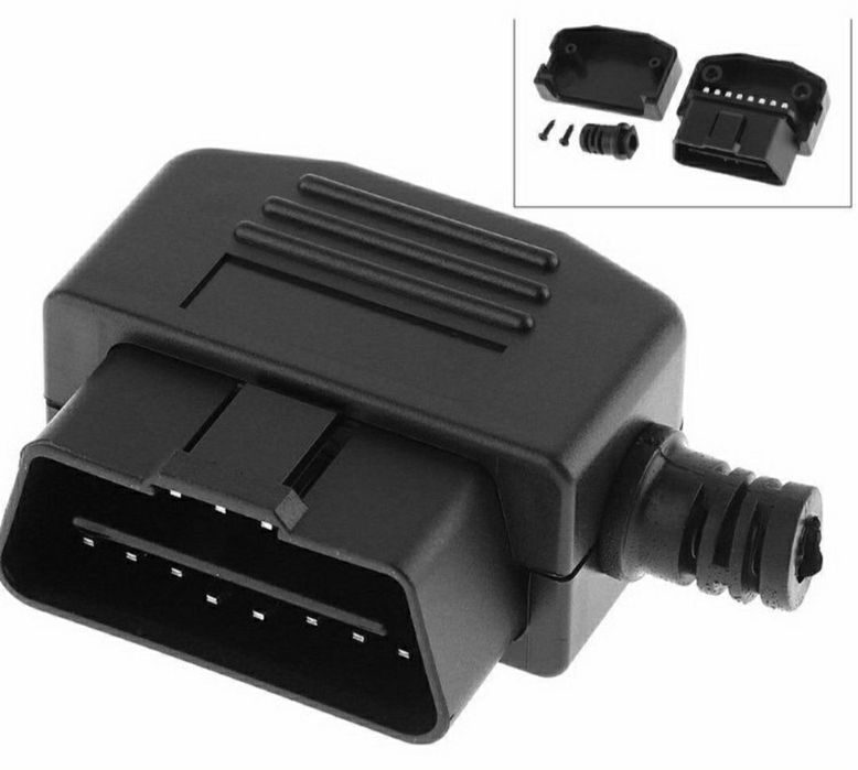 Mufa Conector OBD2 Tata OBD 2 16 Pini OBD II Conector Mufa OBD 90gr ...
