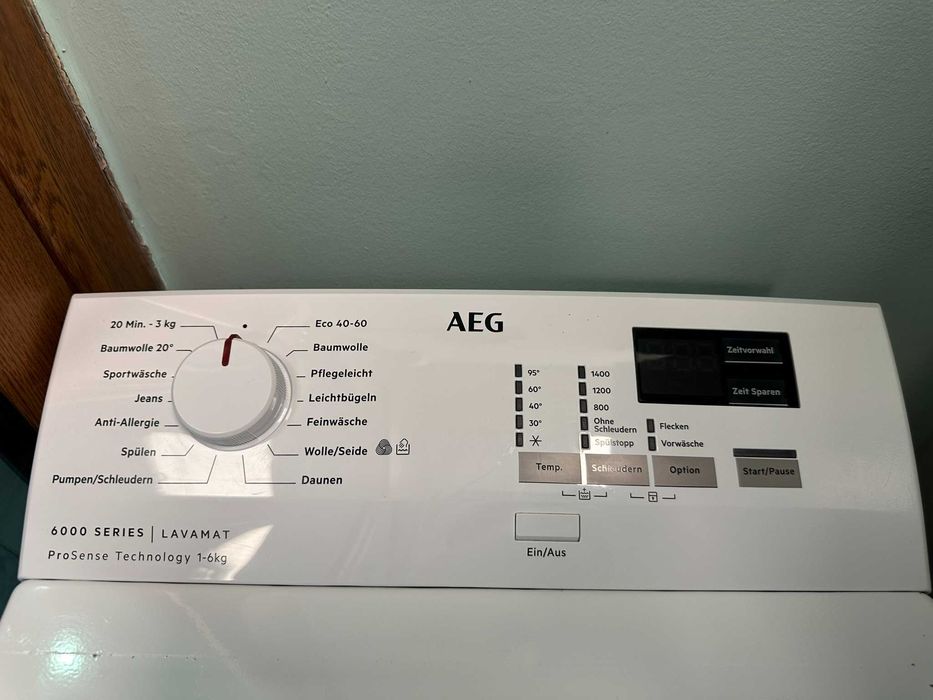 Пералня AEG L6TB40460 Serie 6000 гр. Бургас Меден рудник - зона В • OLX.bg