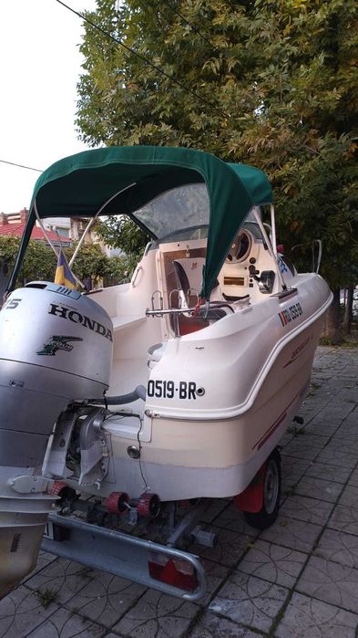 Barca QUICKSILVER 460 cu motor HONDA 75 CP Inmatriculata Braila • OLX.ro