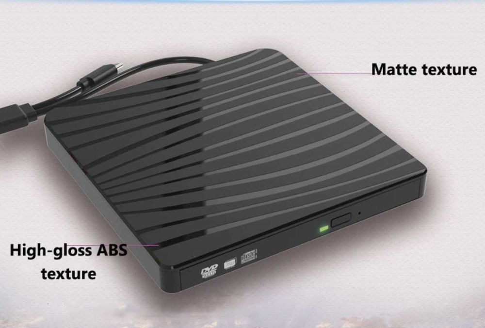 Unitate Optica DVD RW extern / portabil cu USB 3.0 & Type-C laptop, PC ...