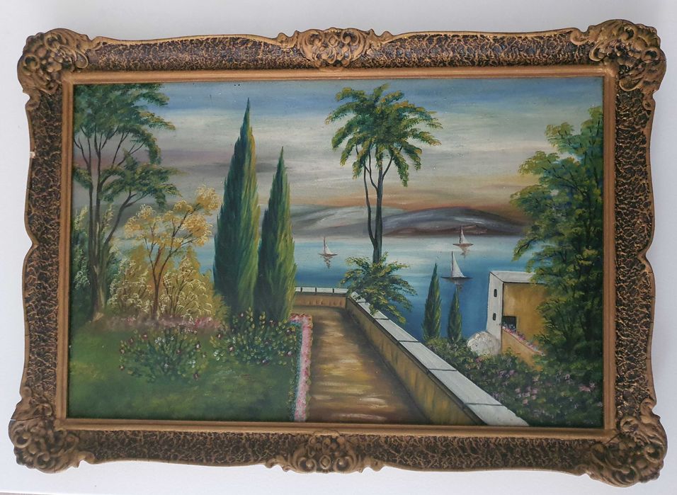 Tablouri vechi aduse din Germania, pictate în ulei pe pânză Targu-Mures ...