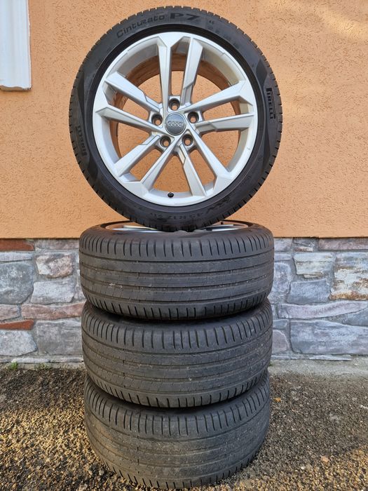 Jante Aliaj AudiA3 Model Nou cu cauciuc vara Pireli225/45/R17 dot2420 Oradea • OLX.ro