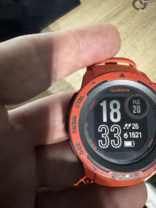 Garmin instinct solar red гр. Пловдив Индустриална зона - Тракия • OLX.bg