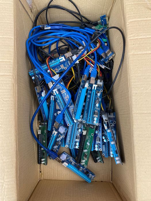 Kit grafic riser card pentru minat cu placa video PCI-E 25 bucăți Arad ...