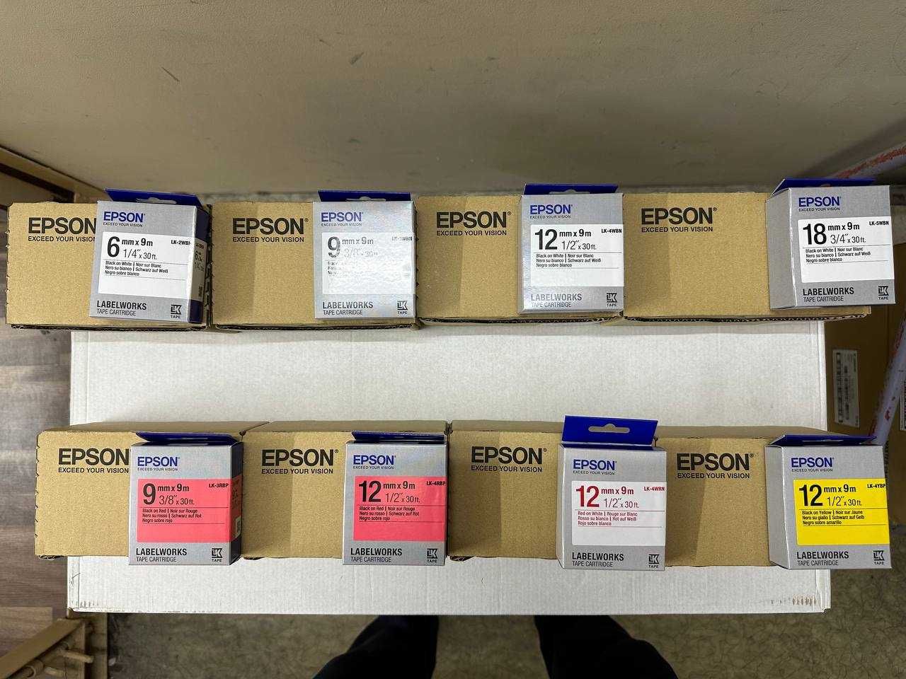 Ленточный картридж/принтер для печати этикеток EPSON LW-400/LW-700: 65 ...