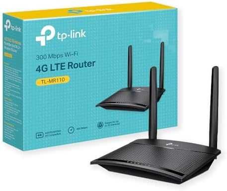 Router Wireless TP-Link TL-MR110, 4G, cu cartela/SIM, sigilat, NOU Arad ...
