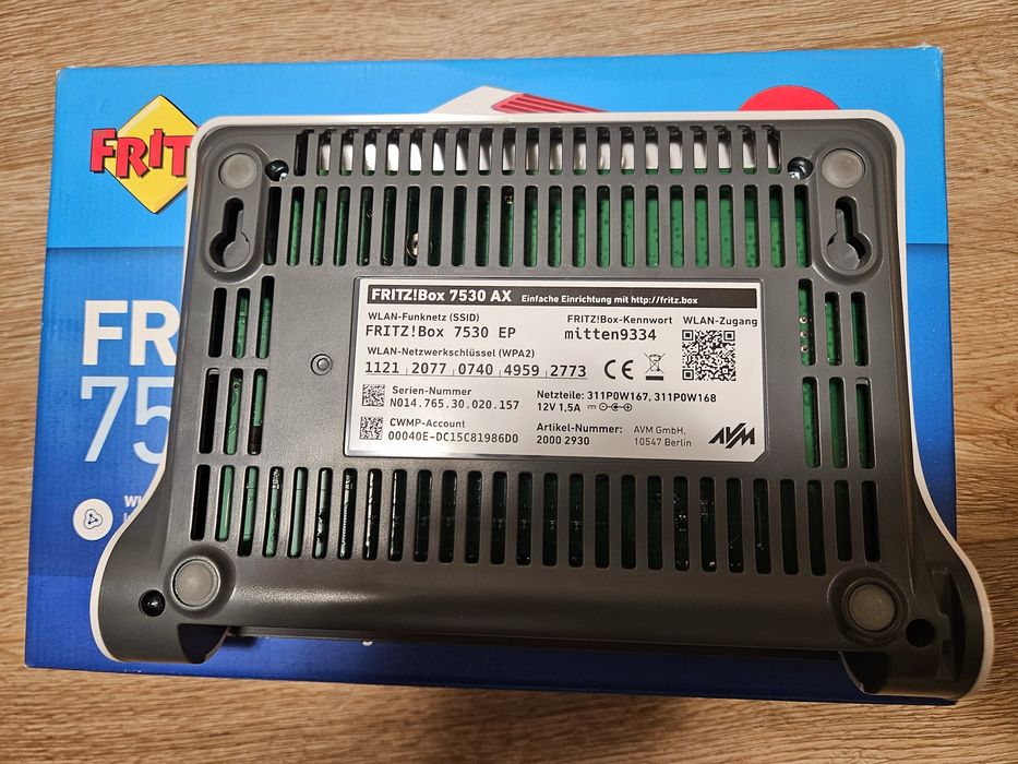 FRITZ!Box 7530 AX– Мощен немски Wi-Fi 6 рутер гр. Пазарджик Идеален център • OLX.bg
