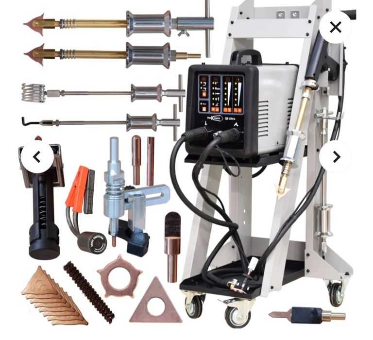 Aparat de tinichigerie pentru îndreptat tabla Spotter inclusiv suport ...