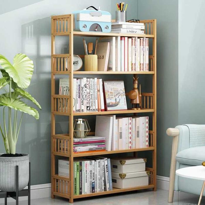 Biblioteca, raft carti din lemn de bambus Bucuresti Sectorul 1 • OLX.ro